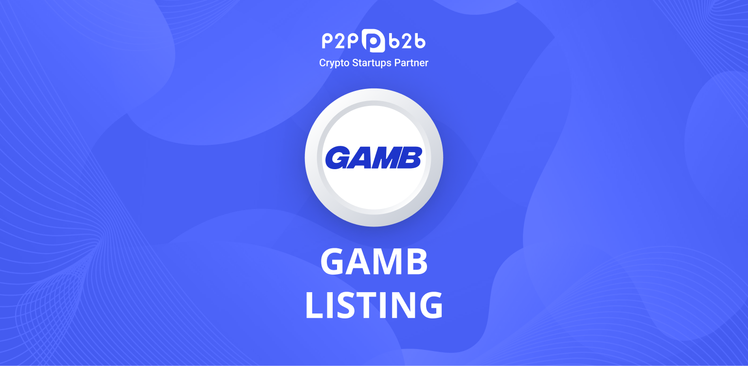GAMB has been listed on P2B - Crypto news 2022 cryptocurrency exchange P2B